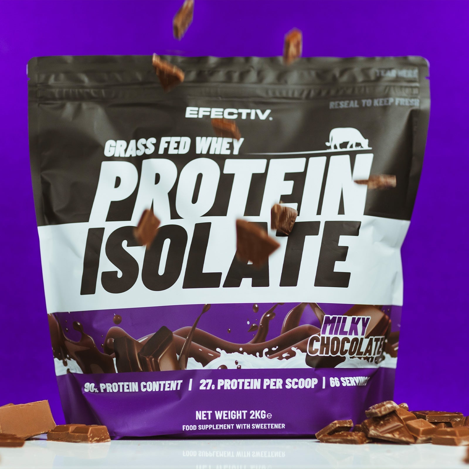 Efectiv Nutrition Grass Fed Whey Protein Isolate 2kg – ALS Survival Ltd